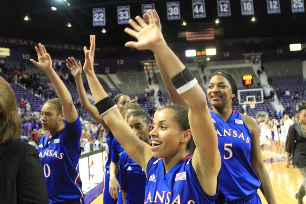 KU women’s basketball team out-muscles Kansas State, 89-80, in double ...